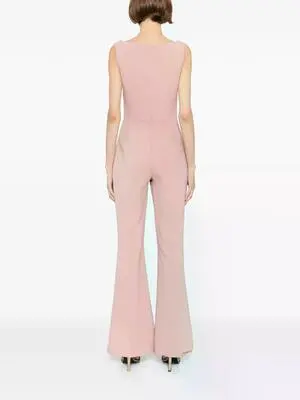 ISABEL SANCHIS Boatneck Flare Jumpsuit