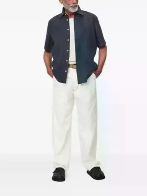Marc O'polo Short-sleeve Button-up Shirt - Blue