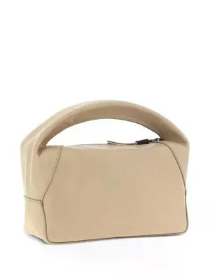 Brunello Cucinelli Small Duo Curved-handle Leather Tote