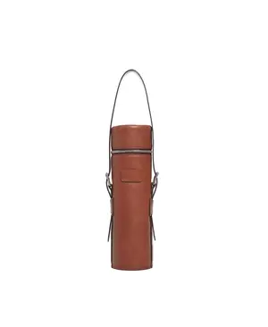 KORCHMAR Bellevue Leather Single Bottle Bag - Brown
