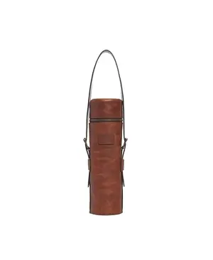 KORCHMAR Bellevue Leather Single Bottle Bag Espresso