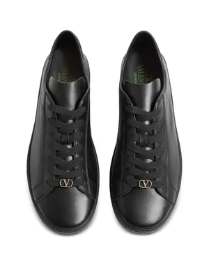 Valentino Garavani Royco Low Top Sneakers - Black/green