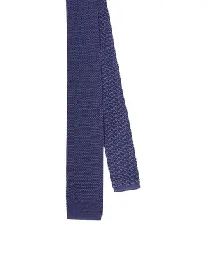 Robert Talbott Redford Silk Knit Necktie - Dark Blue