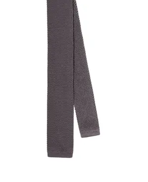 Robert Talbott Redford Silk Knit Necktie - Grey