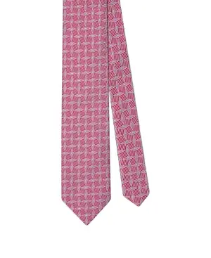 Robert Talbott Robert Talbott Diamond Cube Necktie Pink