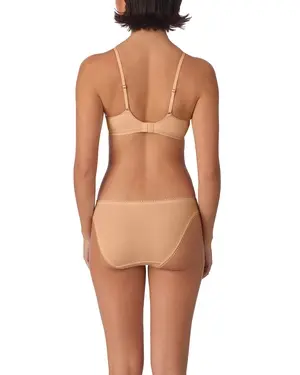 ON GOSSAMER Cabana Cotton Unlined Underwire Bra - Champagne