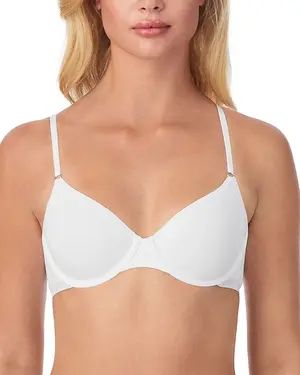ON GOSSAMER Cabana Cotton Unlined Underwire Bra - White