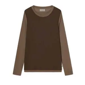 CARRER Double Layer Top - Brown