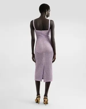 Dolce & Gabbana Crochet Bustier Dress