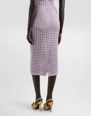 Dolce & Gabbana Crochet Bustier Dress