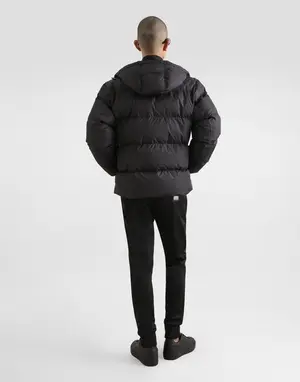 Dolce & Gabbana Quilted Nylon Down Jacket - Black