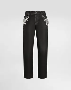 Dolce & Gabbana Denim Trousers - Multicolor