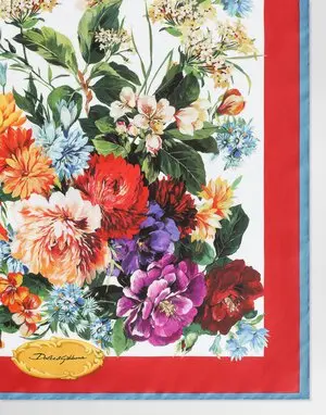 Dolce & Gabbana 50x50 Silk Twill Foulard