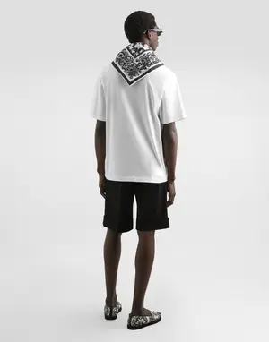 Dolce & Gabbana Scarf Detail Cotton T-shirt