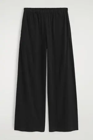 Cos Cotton-linen Wide-leg Pants
