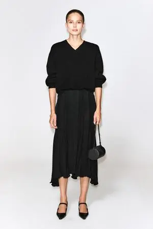 Cos Voluminous Pleated Midi Skirt