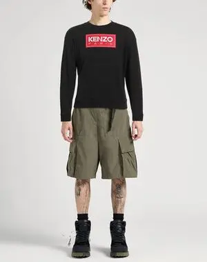 Kenzo Cotton Fleece Sweatshirt With Embroidered Logo