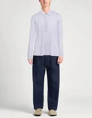Alpha Studio Mulberry Silk And Cashmere Polo Sweater