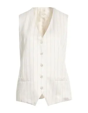 CIRCOLO 1901 Tailored Herringbone Vest - Beige