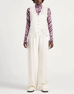 CIRCOLO 1901 Tailored Herringbone Vest - Beige