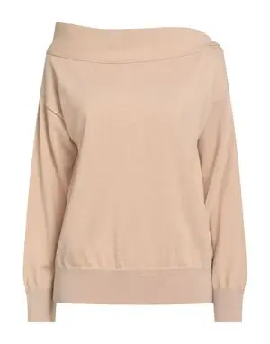 Alpha Studio Sweater Camel Wool - Beige