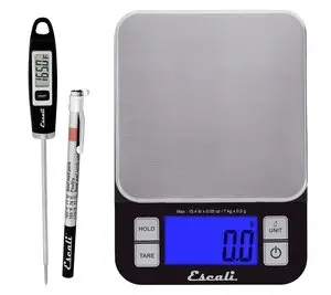 ESCALI Kitchen Scale And Thermometer Bundle - One-color