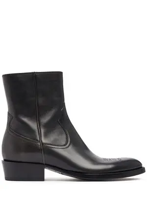 BUTTERO® Santomato Leather Boots - Black