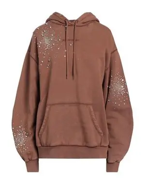 DES_PHEMMES Cotton Sweatshirt - Brown