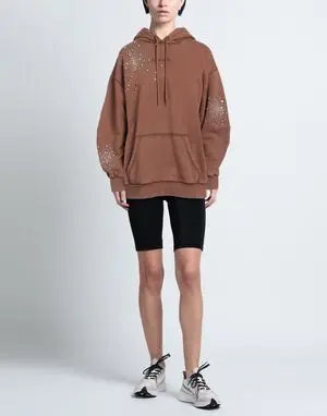 DES_PHEMMES Cotton Sweatshirt - Brown