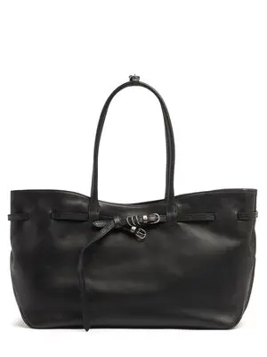 MARGESHERWOOD Large Tote Bag - Black Pull-up