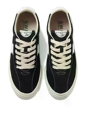 S.W.C STEPNEY WORKERS CLUB S-strike Panelled Low-top Sneakers - Black