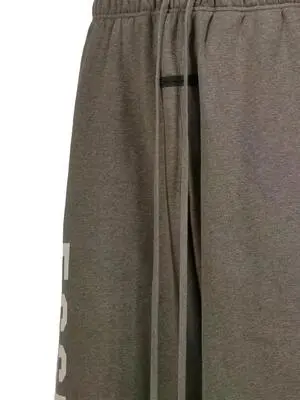 Fear Of God Logo-print Drawstring Track Pants - Brown