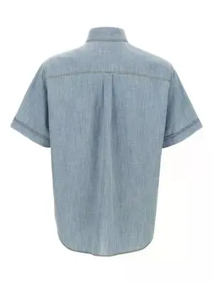 Fendi Chambray Short-sleeve Shirt