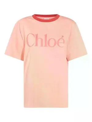 Chloé Logo-print T-shirt - Pink