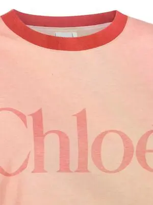 Chloé Logo-print T-shirt - Pink