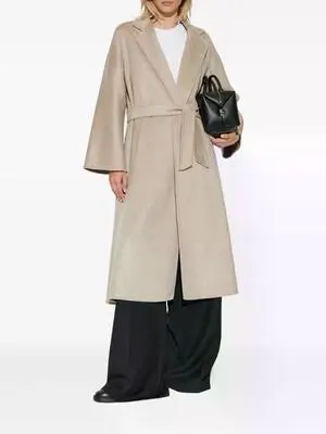 Max Mara Ludmilla Belted Wrap Coat - Neutrals