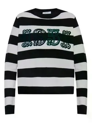 Max Mara Viterbo Striped Sweater - Black
