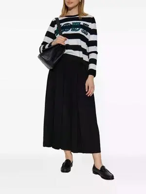 Max Mara Viterbo Striped Sweater - Black
