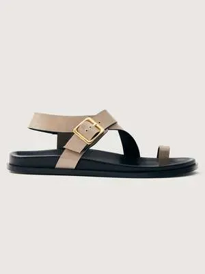 ALOHAS Siren Sandals - Onix Stone Beige Leather