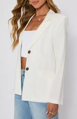 VICI Linen Blend Blazer