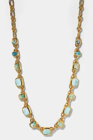Nadri Cabarete Multi Chain Collar Necklace
