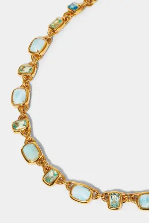 Nadri Cabarete Multi Chain Collar Necklace