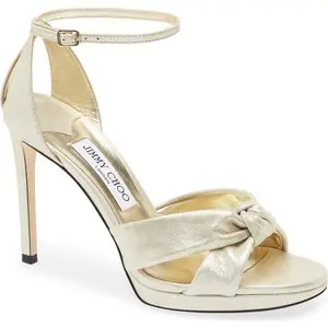 Jimmy Choo Metallic Sandals For Women