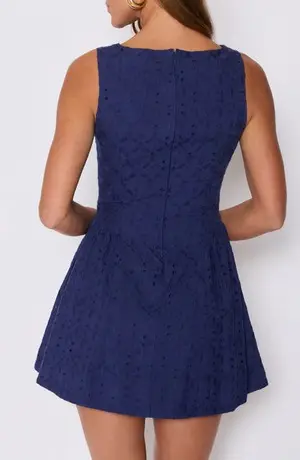 VICI Paige Eyelet Mini Dress