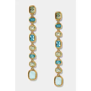 Nadri Cabarete Multi Linear Earrings