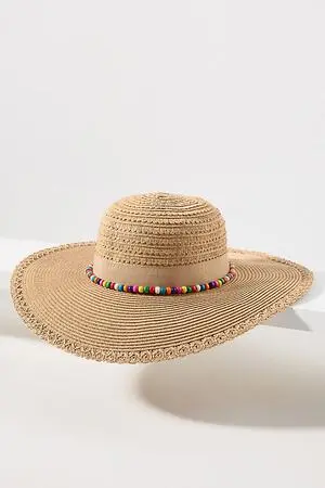 San Diego Hat Fiesta Straw Sun Hat - Beige