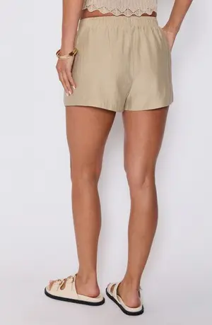 VICI Ellory Drawstring Shorts - Khaki