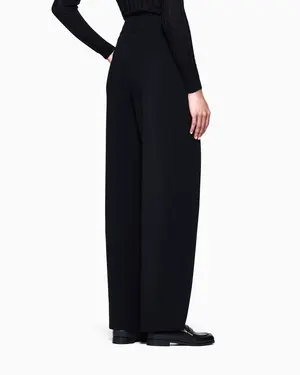 Giorgio Armani Double-pleat Virgin Wool Trousers