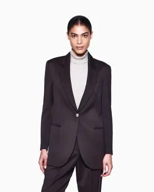 Giorgio Armani Single-breasted Wool Jacket
