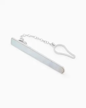 Giorgio Armani Sterling Silver Tie Bar